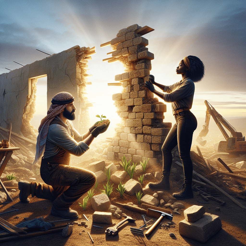 Rebuild: An Inspirational Poem about Courage and Resilience